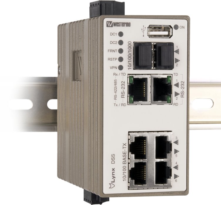 Westermo device server switch provides IP connection to legacy serial ...